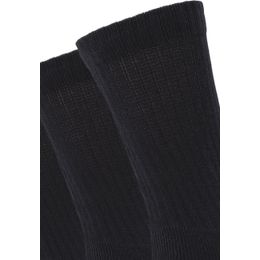 s.Oliver Damen Socken "Tennissocken 6er Pack", Gr. 43, schwarz, 68% Baumwolle, 30% Polyester, 2% Elastodien, uni, Socken
