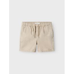 name it M&auml;dchen Shorts "NKFBELLA LOOSE TWILL SHORTS 5131-TF", Gr. 116pure cashmere (blank), Web, Obermaterial: 100% Baumwolle, unifarben, Hosen