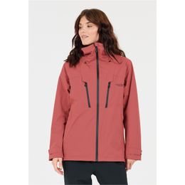 WEATHER REPORT Damen Outdoorjacke "Harbor"dunkelrot, Gr. 46, unifarben, 100% Polyester, Jacken, mit 20.000 mm Wassers&auml;ule und Top-Atmungsaktivit&auml;t