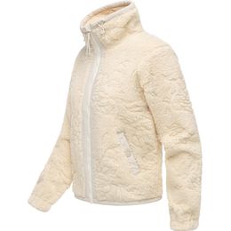 Ragwear Damen Pl&uuml;schjacke "Nordicka II"ecru, Gr. L, Fleece, Obermaterial 1: 100% Polyester. Obermaterial 2: 60% Polyester, 40% Nylon. Innenfutter: