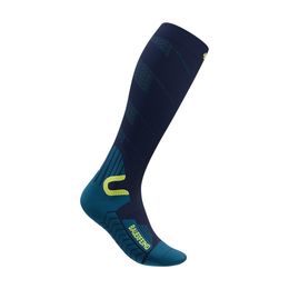 Bauerfeind Damen Sportsocken "SKI TOURING COMPRESSION SOCKS", Gr. 46blau, m, Obermaterial: 57% Polyamid, 38% Wolle, 5% Elasthan, Socken, mit
