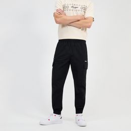 Ellesse Jungen Cargohose, schwarz, Gr. S, Obermaterial: 100% Polyamid, Hosen, f&uuml;r Jugendliche, mit Cargotaschen und Eingrifftaschen, aus Polyamid