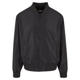 Urban Classics Herren Bomberjacke "Urban Classics Herren Recycled Bomber Jacket"schwarz, Gr. L, unifarben, 63% Polyester, 37% Polyester, Jacken