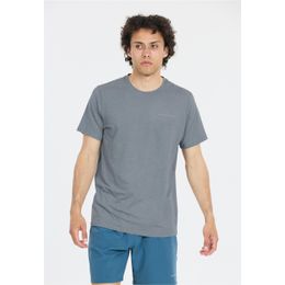 Funktionsshirt Endurance "Abdon", Herren, Gr. L, blau, 95% Polyester, 5% Elasthan, unifarben, normal, Rundhals, Shirts Funktionsshirt, mit smartem 4-Wege-Stretch