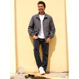 Marco Donati Herren Blouson, grau, Gr. 50, unifarben, 64% Baumwolle, 36% Polyamid, Jacken