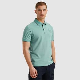 PME-Legend PME LEGEND Herren Poloshirt "Short sleeve polo stretch pique package", blau, Gr. 4XL, unifarben, Jersey, Obermaterial: 96% Baumwolle, 4% Elasthan,