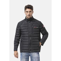 Cipo & Baxx CIPO & BAXX Herren Winterjacke "CM225"schwarz, Gr. S, unifarben, Stoff, 50% Polyurethan, 40% Polyester, 10% Baumwolle, Jacken, alltagstauglich mit