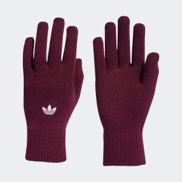 Damen Strickhandschuhe "ADICOLOR GL", lila, Gr. L, adidas originals, Obermaterial: 94% Polyester, 5% Polyamid, 1% Elasthan, Handschuhe, f&uuml;r