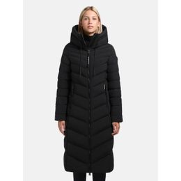 Khujo Damen Steppjacke "Stoane2"schwarz, Gr. XXL, Material: 100% Nylon, Jacken, Winterjacke mit Kapuze