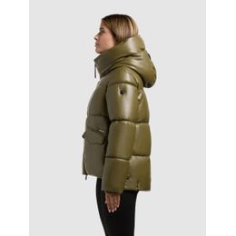 Khujo Damen Steppjacke "Aurora", gr&uuml;n, Gr. XXL, Obermaterial: 100% Polyurethan. Innenfutter: 100% Polyester. Wattierung: 100% Polyester.