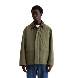 Marc O'Polo Herren Cabanjacke "regular fit wasserabweisend und leicht wattiert", gr&uuml;n, Gr. S, MARC O'POLO DENIM, Obermaterial: 60% Baumwolle, 40% Polyamid, Jacken