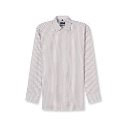 OLYMP Herren Businesshemd "OLYMP Luxor, Modern Fit, New Kent", beige, Gr. 42, 100% Baumwolle, Hemden