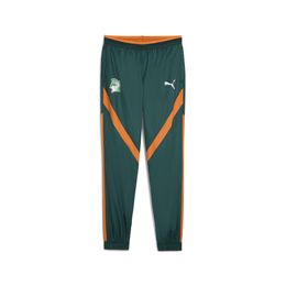 Puma Damen Sporthose "Elfenbeink&uuml;ste 2025 Gewebte Aufw&auml;rmhose Herren"schwarz myrtle rickie orange gr&uuml;n, Gr. XS, unifarben, Obermaterial: 100%