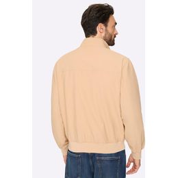 Marco Donati Herren Blouson, beige, Gr. 56, unifarben, 64% Baumwolle, 36% Polyamid, Jacken