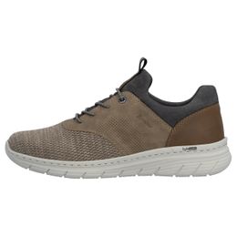 Rieker Herren Slip-On Sneaker, Gr. 46, grau, Lederimitat, Textil, meliert, Schuhe, Schlupfschuh, Freizeitschuh, Halbschuh, mit Leichtlaufsohle