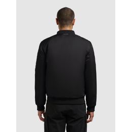Khujo Herren Bomberjacke "ADON", schwarz, Gr. XL, unifarben, Web, Obermaterial: 100% Nylon. Futter: 100% Nylon. Wattierung: 100% Polyester, Jacken,