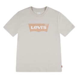 LEVI'S KIDS Jungen T-Shirt "LVB BATWING TEE"pumice stone, Gr. 6, bedruckt, Single Jersey, Obermaterial: 100% Baumwolle, Shirts, for BOYS