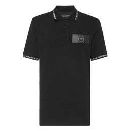Plein Sport Jungen Poloshirt "Poloshirt", schwarz-wei&szlig;, Gr. M, Obermaterial: 100% Baumwolle, Shirts