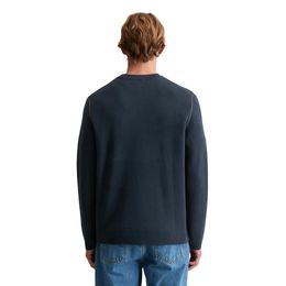 Marc O'Polo Herren Rundhalspullovernavy teal, Gr. XXL, MARC O'POLO DENIM, Strick, Obermaterial: 70% Baumwolle, 30% Lyocell, Pullover, regular fit, aus