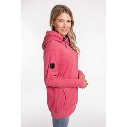 DEPROC Active Damen Kapuzensweatshirt "SWEAT ALBERTA WOMEN", lila, Gr. 36, 100% Polyester, Sweatshirts, aus funktionalem Piqu&eacute;-Fleece