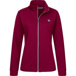 LPO Damen Trainingsjacke "Abby II", rot, Gr. 36, 60% Polyester; 40% Baumwolle, Jacken, glatt mit matter Struktur