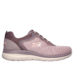 Skechers Damen Berufsschuh "BOUNTIFUL - QUICK PATH", Gr. 36, rosa, Lederimitat, Textil, Schuhe, Freizeitschuh, Halbschuh, Schn&uuml;rschuh mit