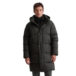 Marc O'Polo MARC O'POLO Herren Daunenjacke "mit gro&szlig;z&uuml;giger Kapuze"schwarz, Gr. M, unifarben, Obermaterial: 100% Polyester; F&uuml;llung: 70% Daune, 30% Feder;