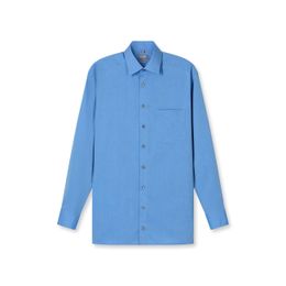 OLYMP Herren Businesshemd "OLYMP Luxor, Comfort Fit, New Kent"blau, Gr. 45, 100% Baumwolle, Hemden