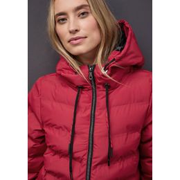 Street One Damen Steppjacke, rot, Gr. 40, unifarben, Web, Obermaterial: 100% Polyester. Futter: 100% Nylon. Wattierung: 70% Polyester (REPREVE), 30%