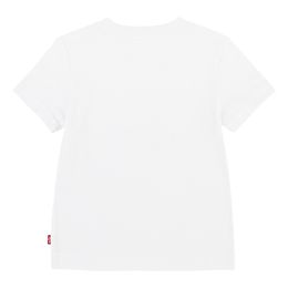 LEVI'S KIDS Jungen T-Shirt "LVN MY FIRST BATWING TEE", wei&szlig;, Gr. 6, bestickt, Jersey, Obermaterial: 100% Baumwolle, Shirts, mit Logo Stickerei