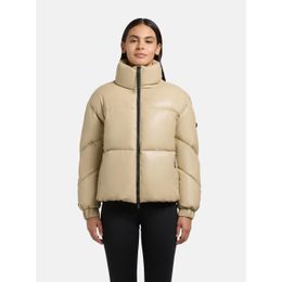 Khujo Damen Steppjacke "Khalia"beige, Gr. L, Obermaterial: 100% Polyurethan. Innenfutter: 100% Polyester. Wattierung: 100% Polyester. Beschichtung: