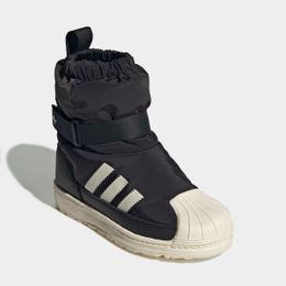 M&auml;dchen Winterstiefel "SUPERSTAR 360 WINTERIZED STIEFEL F&Uuml;R KINDER", adidas originals, Gr. 35core schwarz, wonder wei&szlig;, carbon, Synthetik, Textil,