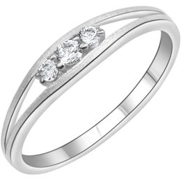 Firetti Damen Silberring "Schmuck Geschenk Silber 925 Fingerring Ring", 58, Silber 925 (Sterlingsilber), 2mm, silber, Silber 925 (Sterlingsilber),