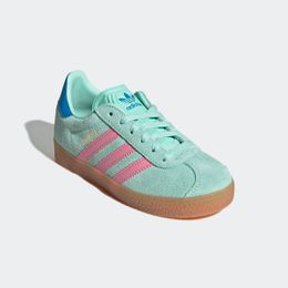 M&auml;dchen Sneaker "GAZELLE KIDS", adidas originals, Gr. 30, transparent, Leder, Synthetik, Schuhe, f&uuml;r Kinder