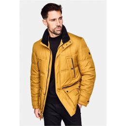 Cabano Herren Winterjacke, gelb, Gr. 35, unifarben, 100% Polyester, Jacken, mit Zwei-Wege-Taschen