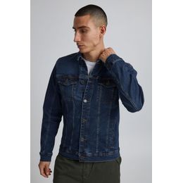 Blend Herren Jeansjacke "BHNaril"denim dunkelblau, Gr. L, unifarben, Jeans, 98% Baumwolle, 2% Elasthan, Jacken, L&auml;ssige Jeansjacke mit praktischen