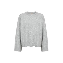 soyaconcept Damen Strickpullover "Soya Concept Sweater SC_ORLEAN"99110 lt grau melange, Gr. M, Obermaterial: 74% Polyacryl, 24% Polyester, 2%