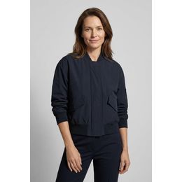 Marc O'Polo MARC O'POLO Damen Blouson, blau, Gr. 44, Web, Obermaterial: 100% Polyester, Jacken