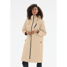 WHISTLER Damen Parka "Bellway"beige, Gr. 42, unifarben, 100% Polyester, Jacken, Im langen Schnitt mit optimalem Wetterschutz