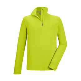 Killtec Damen Fleeceshirt "KSW 63 MN FLC SHRT"hellgr&uuml;n, Gr. L, Obermaterial: 100% Polyester, Shirts, Fleeceshirt mit Stehkragen, Rei&szlig;verschluss und