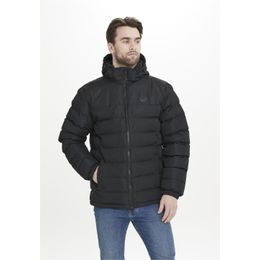 WHISTLER Herren Outdoorjacke "CARSENO", schwarz, Gr. L, kariert, unifarben, 100% Polyester, Jacken, mit kuscheligen Design