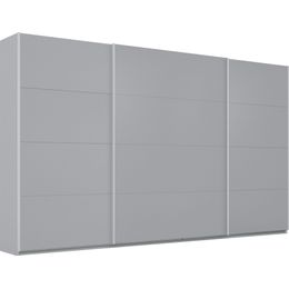 Schwebet&uuml;renschrank Rauch "Kleiderschrank Schrank Garderobe TOPSELLER OTELI inkl. Inneneinteilung", grau (seidengrau), B:315cm H:210cm T:62cm, Holzwerkstoff, Schr&auml;nke, Schwebet&uuml;renschrank, mit 3 Innenschubladen sowie zus&auml;tzlichen Einlegeb&ouml;den MADE IN GERMANY