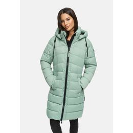 Marikoo Damen Winterjacke "Kaltn&auml;schen"smokey mint, Gr. S, Obermaterial: 100% Polyester; Futter: 100% Polyester; Wattierung: 100% Polyester;