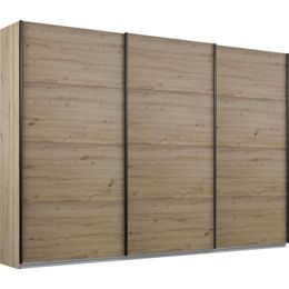 Schwebet&uuml;renschrank Rauch "Kleiderschrank Schrank Garderobe TOPSELLER OTELI inkl. Inneneinteilung", braun (eiche artisan), B:271cm H:229cm T:62cm, Holzwerkstoff, Schr&auml;nke, Schwebet&uuml;renschrank, mit 3 Innenschubladen sowie zus&auml;tzlichen Einlegeb&ouml;den MADE IN GERMANY, Topseller