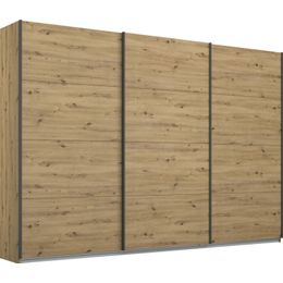 Schwebet&uuml;renschrank Rauch "Kleiderschrank Schrank Garderobe TOPSELLER OTELI inkl. Inneneinteilung", braun (eiche artisan), B:271cm H:210cm T:62cm, Holzwerkstoff, Schr&auml;nke, Schwebet&uuml;renschrank, mit 3 Innenschubladen sowie zus&auml;tzlichen Einlegeb&ouml;den MADE IN GERMANY