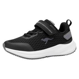 Kangaroos M&auml;dchen Sneaker "K-RDK FAM EV", Gr. 40, schwarz-wei&szlig;, Mesh, Synthetik, Schuhe