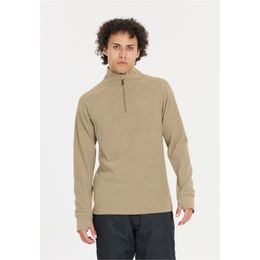 WHISTLER Herren Funktionsshirt "Kajsa"beige, braun, Gr. 4XL, unifarben, 90% Polyester, 10% Elasthan, Shirts, mit atmungsaktiven Eigenschaften