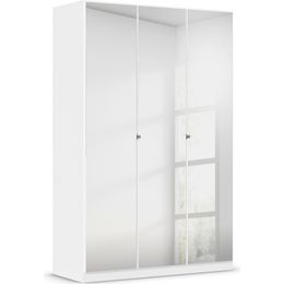 Dreht&uuml;renschrank Rauch "Reflect", wei&szlig; (alpinwei&szlig;), B:136cm H:210cm T:54cm, Holzwerkstoff, Schr&auml;nke, Dreht&uuml;renschrank, mit Spiegelfront, inkl. praktischer Inneneinteilung