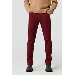 Chinos MEYER "Chino-Hose", Damen, Gr. 24, Normalgr&ouml;&szlig;en, burgunderrot, 98% Baumwolle, 2% Elasthan, unifarben, regular fit lang, Hosen, Swing-Pocket