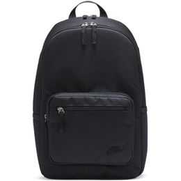 Rucksack Nike "NK HERITAGE EUGENE BKPK", schwarz, schwarz,, Rucks&auml;cke, Obermaterial: 100% Polyester, Rucksack, f&uuml;r Schule und Alltag, mit gepolstertem Laptopfach, wasserabweisend